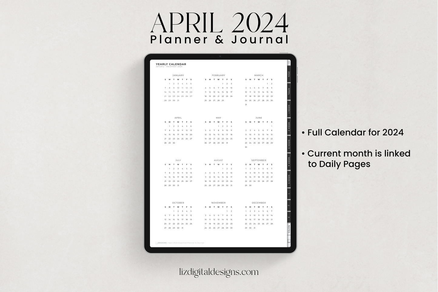 Liz Designs | Digital Planning Tools